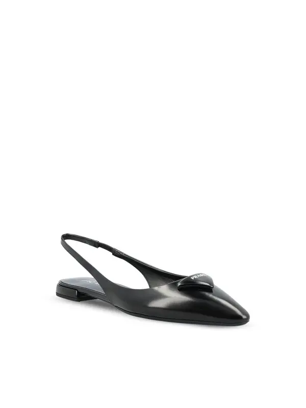 Prada Slingback Flat Sandals