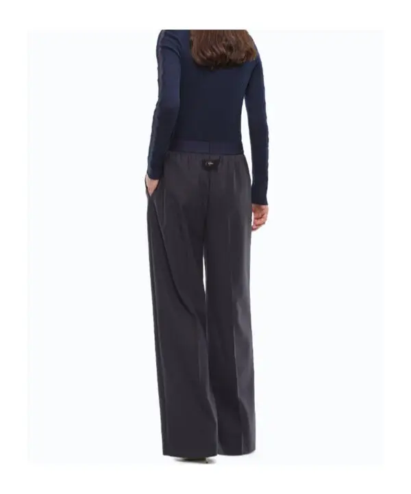 Pinko Stretch Wool-blend Palazzo Trousers