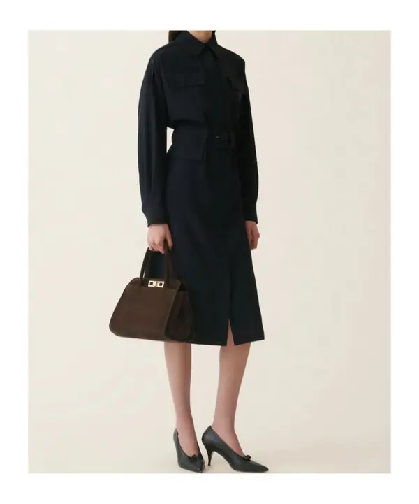 Fabiana Filippi Sahariana Cool Wool Dress