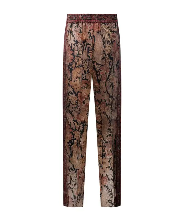 PIERRE-LOUIS MASCIA Printed Elasticated Waist Trousers