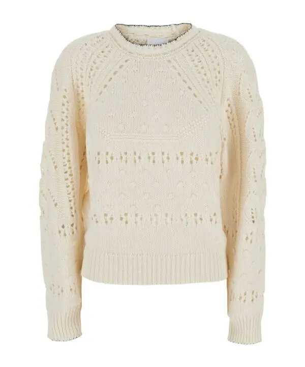 Isabel Marant Étoile Open-knit Sweater - Off-white