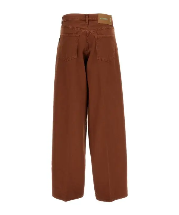 HAIKURE Logo Patch Wide-leg Jeans - No