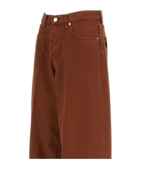 HAIKURE Logo Patch Wide-leg Jeans - No
