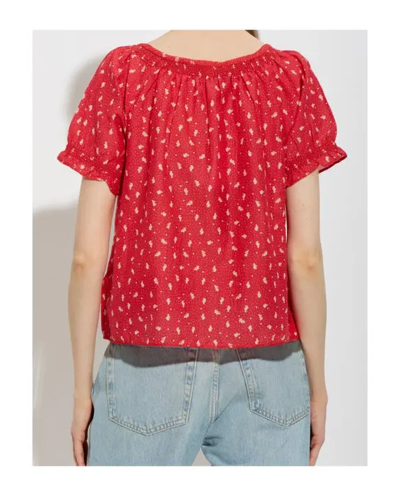 RE/DONE Katie Short-sleeved Cover-up