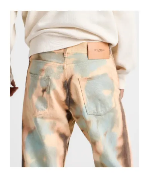 J.W.ANDERSON Straight Leg Bleached Denim Jeans