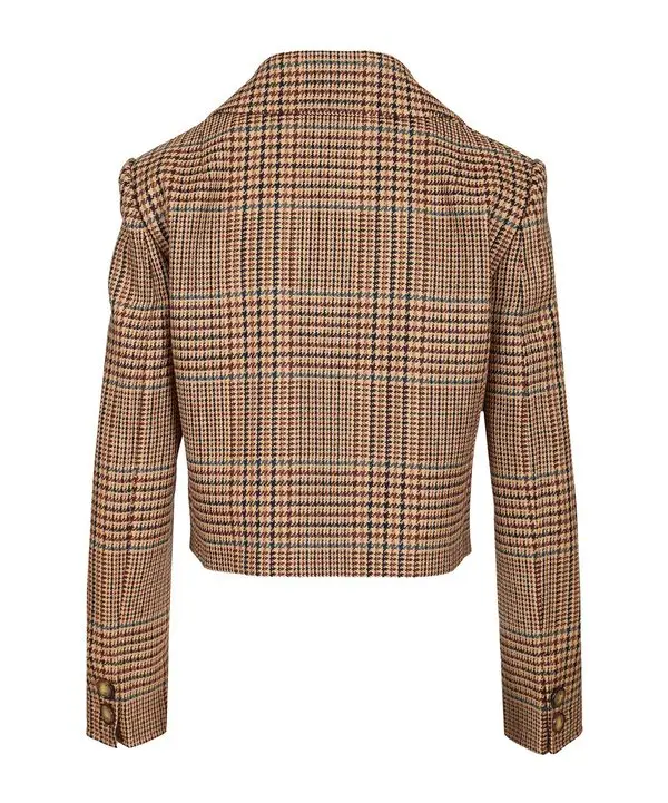 Etro Cropped Jacket Herringbone