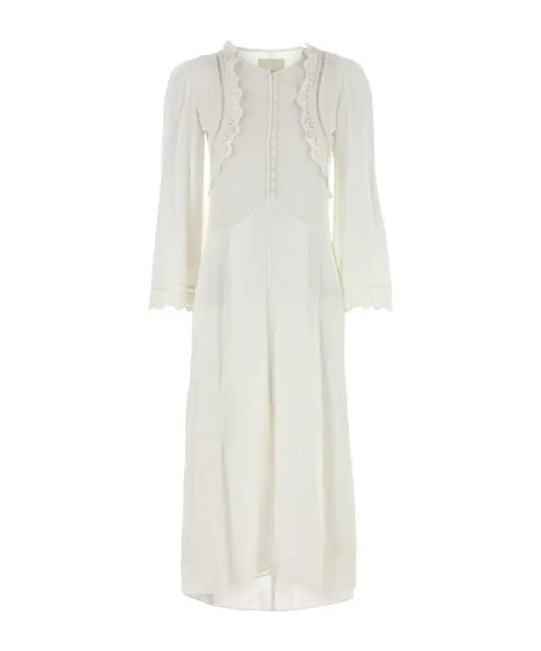 Isabel Marant Étoile Long Sleeved Embroidered Dress - No