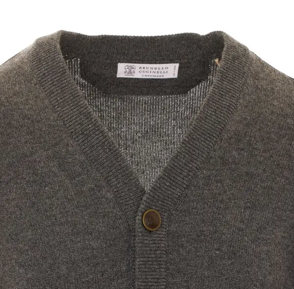 Brunello Cucinelli Buttoned V-neck Cardigan
