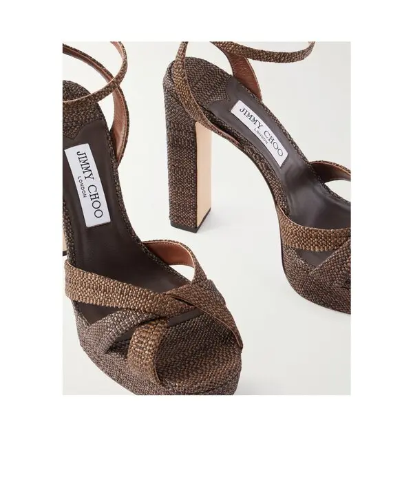 JIMMY CHOO Thin Strap High Heel Sandals