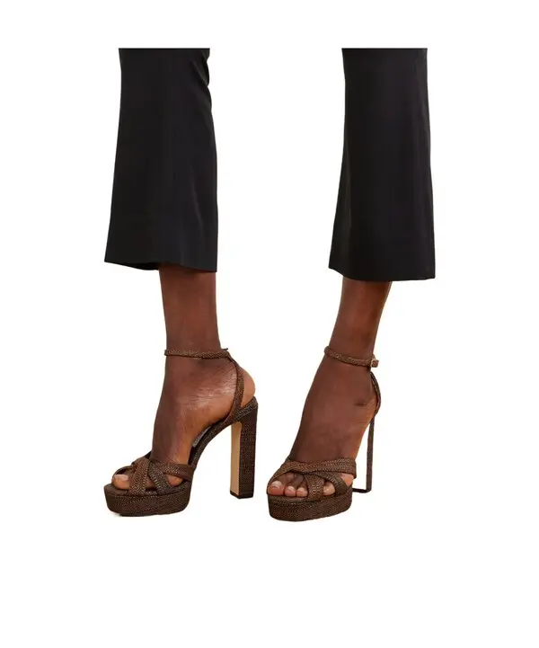 JIMMY CHOO Thin Strap High Heel Sandals