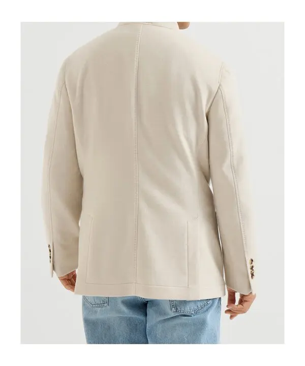 Brunello Cucinelli Long Sleeve Casual Jacket - Sand/ruby