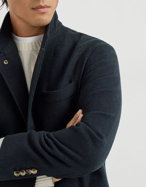 Brunello Cucinelli Cashmere Stand Collar Jacket
