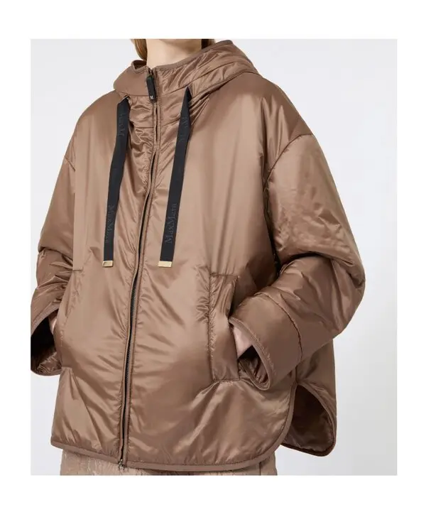 Max Mara Hooded Zip-up Jacket