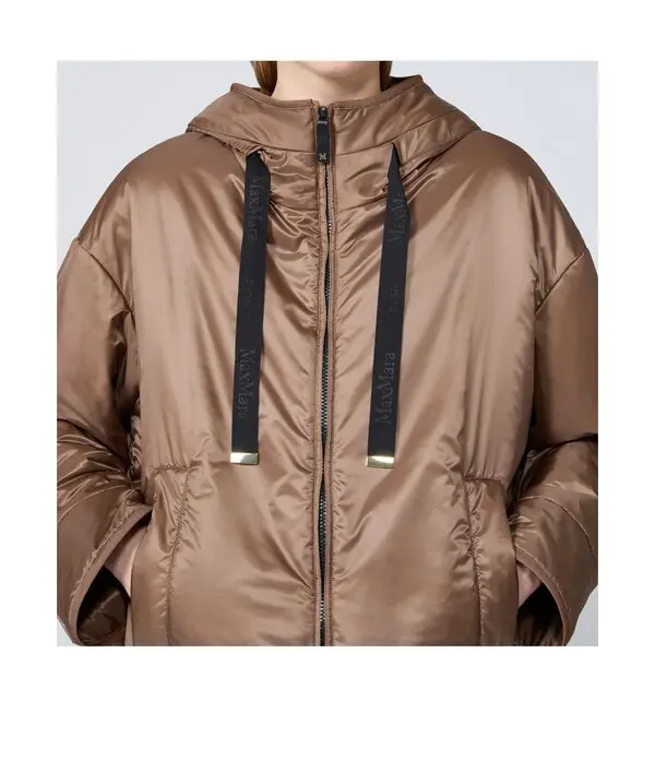 Max Mara Hooded Zip-up Jacket