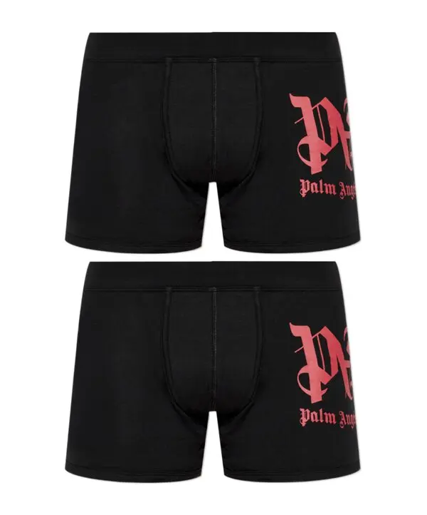 Palm Angels Two-pack Boxer Briefs - Black