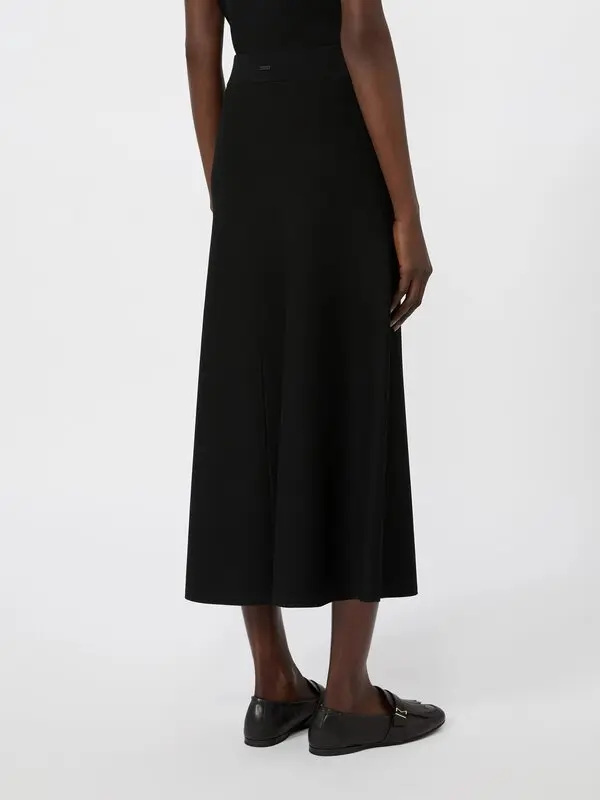 Max Mara Viscose Knit Midi Skirt