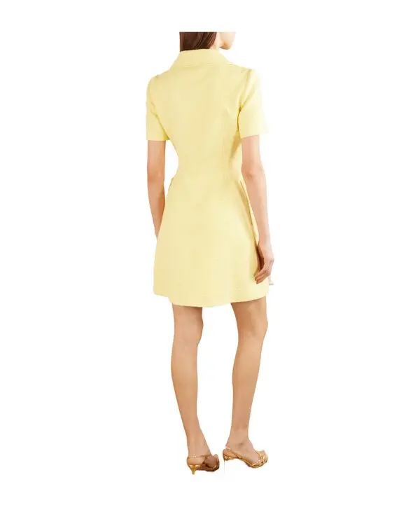 Oscar De La Renta Double-breasted Tweed Mini Dress
