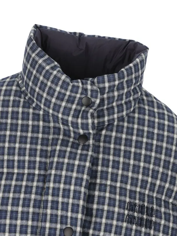 Miu Miu Reversible Check Jacket