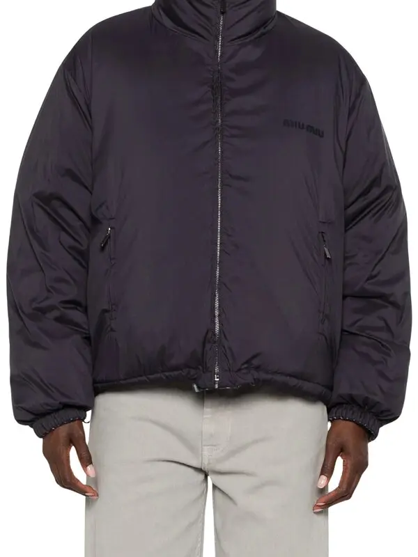 Miu Miu Reversible Check Jacket