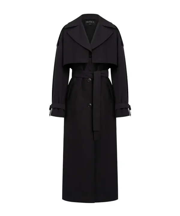 DONDUP Long-sleeved Trench Coat
