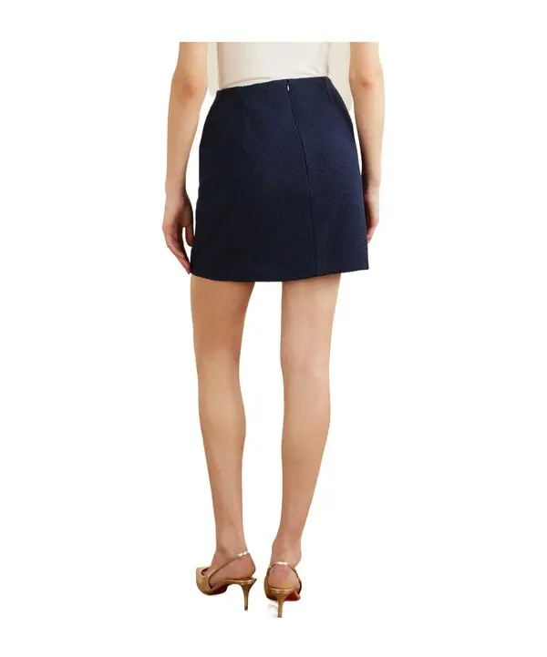 Oscar De La Renta Cotton-blend Tweed Mini Skirt