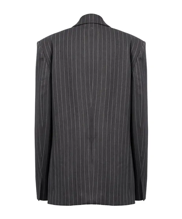 DONDUP Single-breasted Pinstripe Suit Jacket