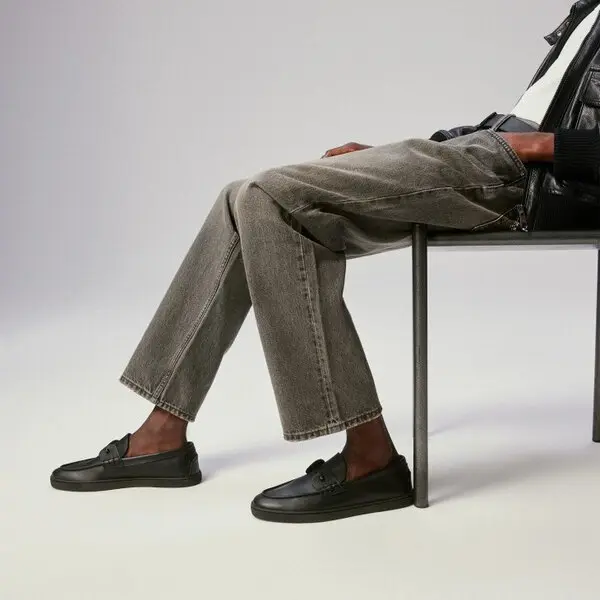 CHRISTIAN LOUBOUTIN Slip-on Leather Loafers