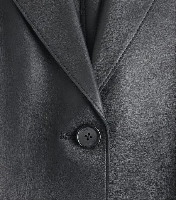 TOTEME Leather Trench Coat