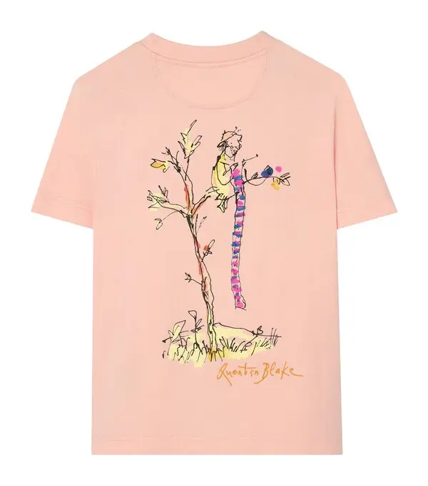 Burberry Cotton T-shirt With Quentin Blake Illustration