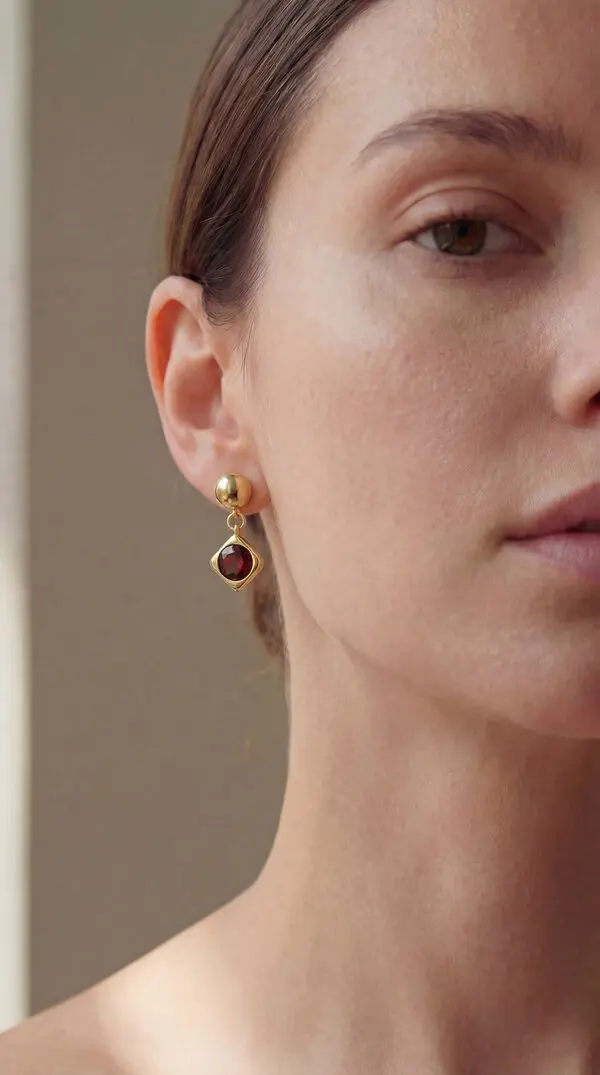 SOPHIE BLAKE Lela Blue Topaz Drop Earrings