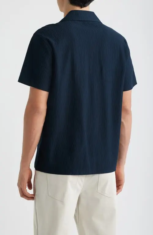 REISS Kadin Short Sleeve Stretch Button-up Shirt