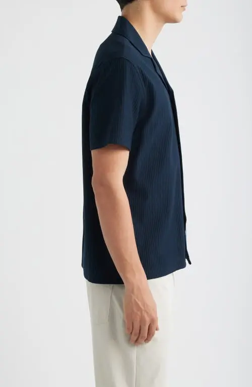 REISS Kadin Short Sleeve Stretch Button-up Shirt