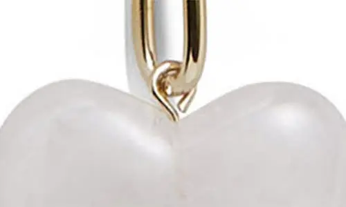 Baublebar Resin Heart Drop Necklace