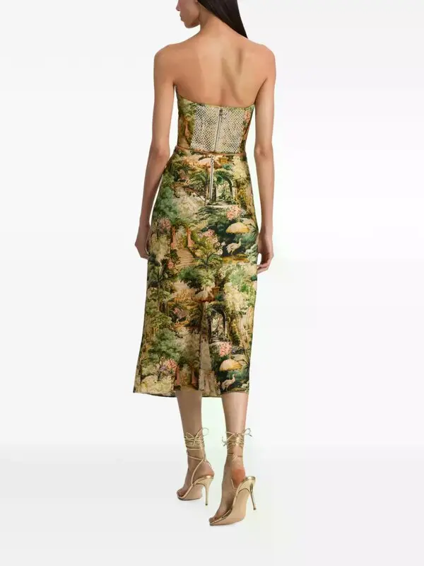 Alice + Olivia Maeve Midi Skirt