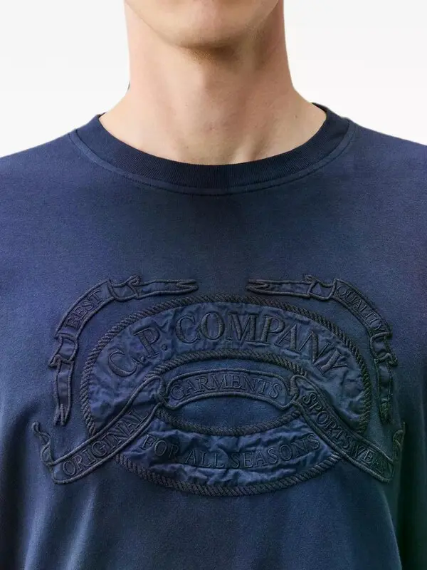 C.P. COMPANY Embroidered-logo Long-sleeve T-shirt