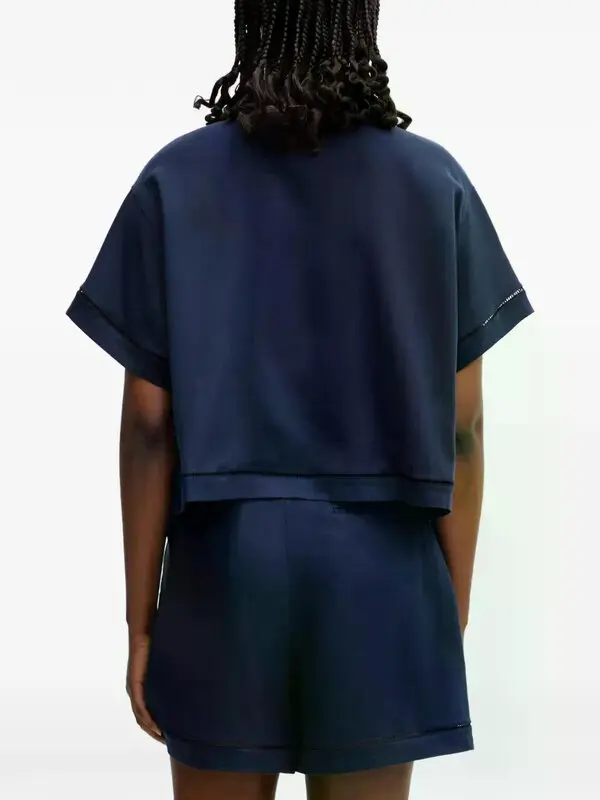 Lacoste Logo Patch Open-work Polo Shirt