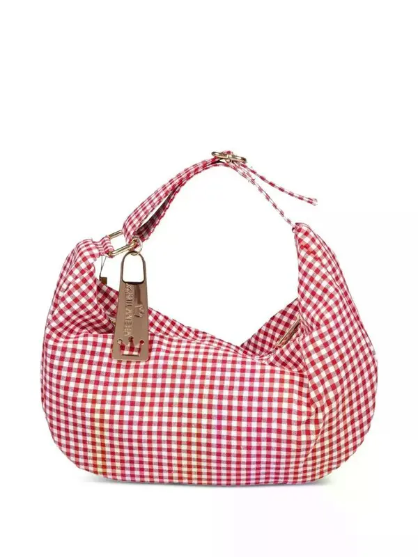LA MILANESA Scilla Gingham Shoulder Bag