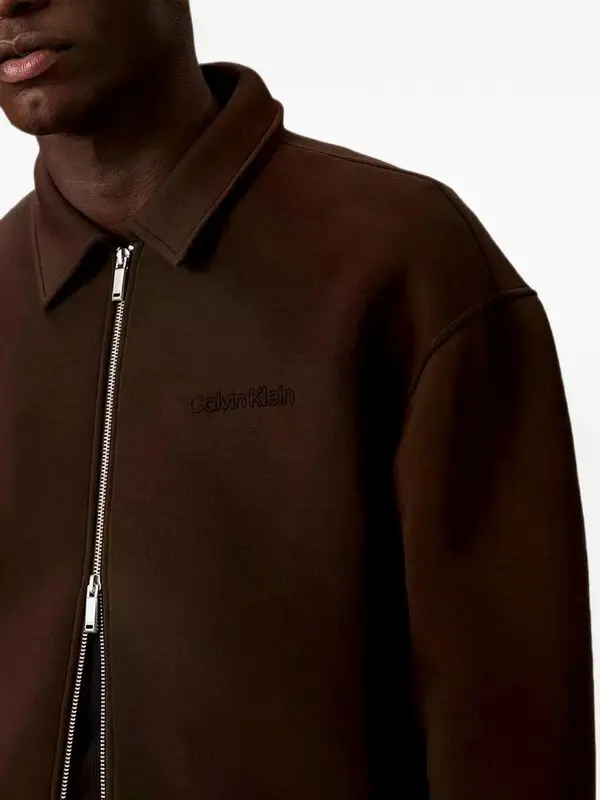 Calvin Klein Embroidered Zip-up Jacket