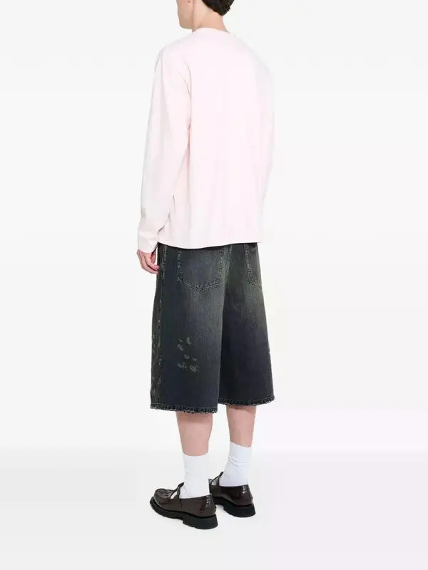 SSSTEIN Distressed-effect Denim Shorts