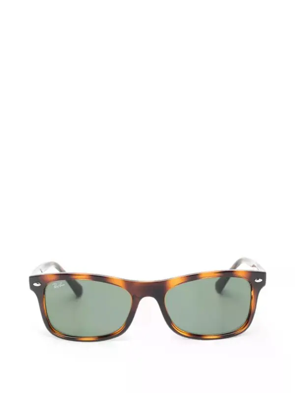 Ray-ban Tortoiseshell Rectangle-frame Sunglasses
