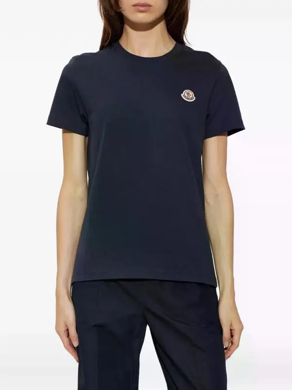 Moncler Logo Patch T-shirts Set Of Three