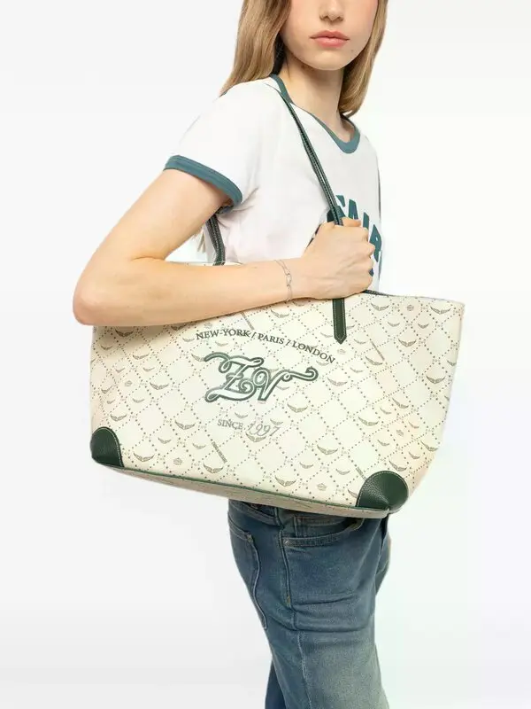 Zadig&Voltaire Shopper Monogram Tennis Bag - Neutrals