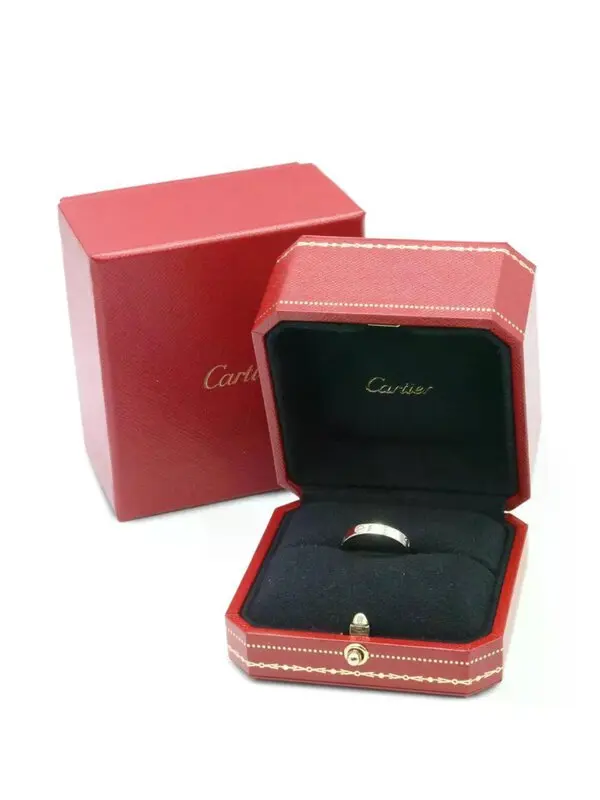 Cartier 18k White Gold Love Ring - Silver