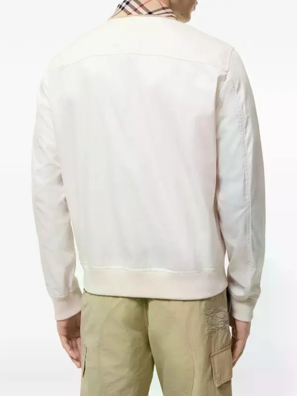 Burberry Glenfields Bomber Jacket In Gabardine