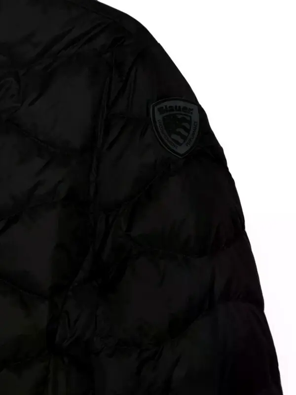 BLAUER. Wave Quilted Press-stud Jacket