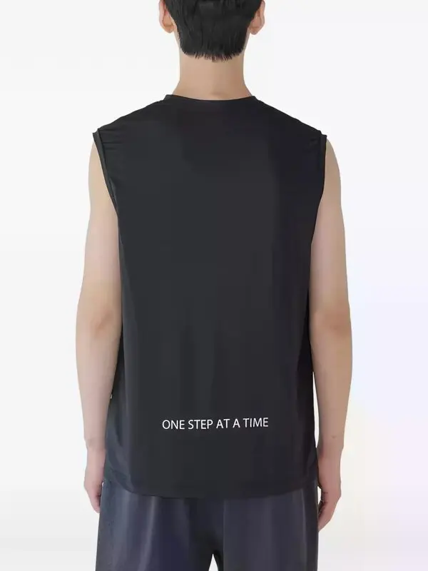 AND WANDER Logo Print Sleeveless T-shirt