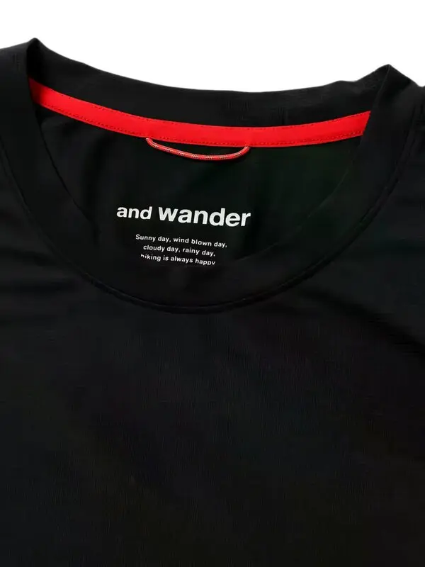 AND WANDER Logo Print Sleeveless T-shirt