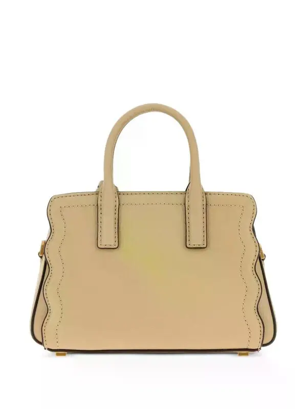 Michael Kors Laila Small Scalloped-edge Tote Bag - Neutrals