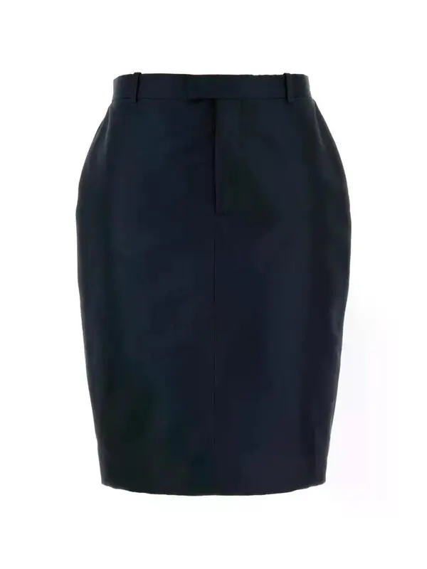 Gucci Silk Faille Pencil Midi Skirt
