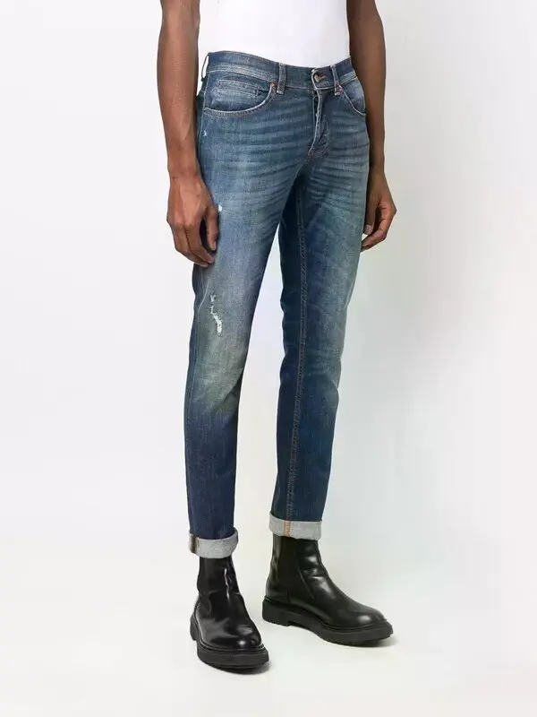 DONDUP Slim Cut Denim Jeans